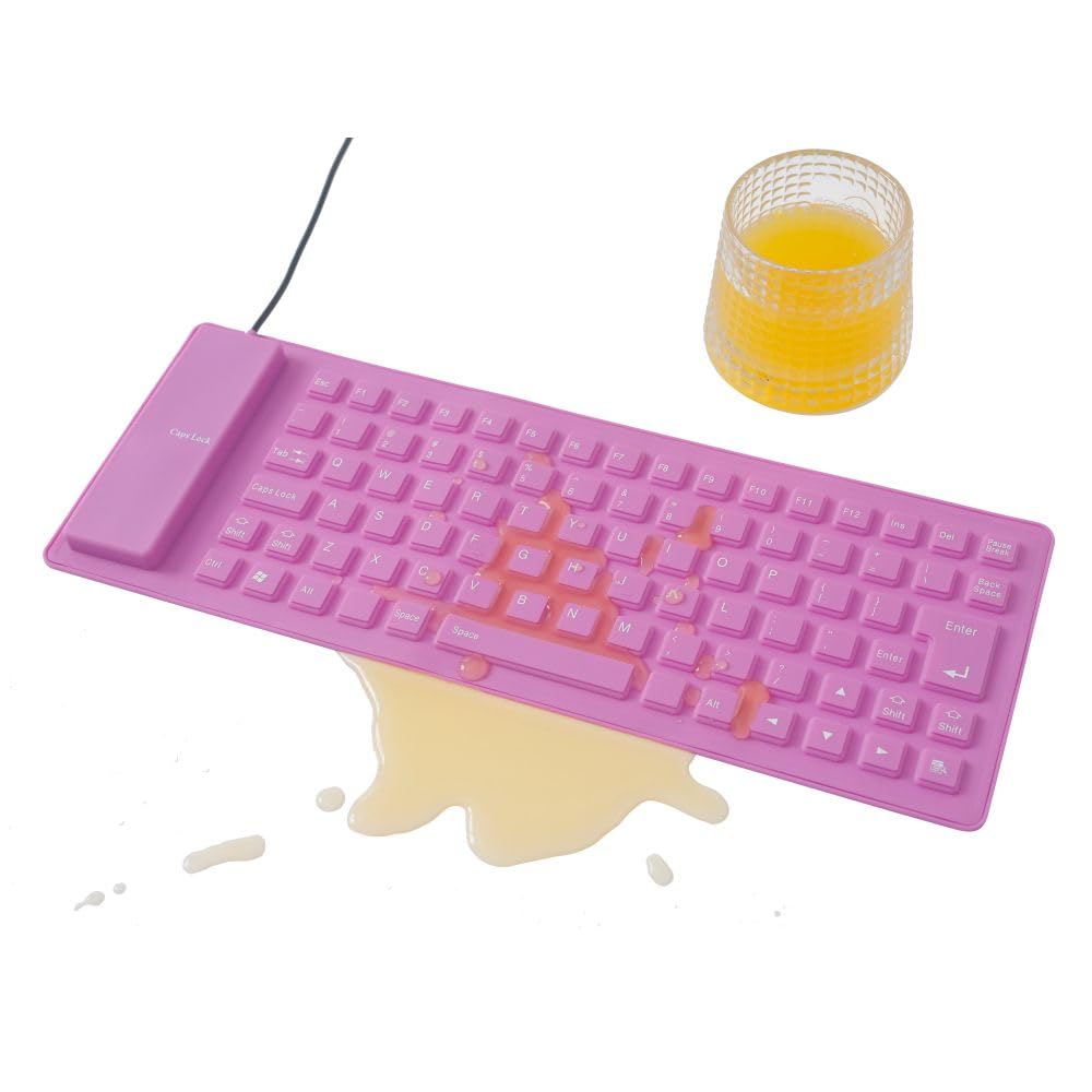 Urby Waterproof Roll Out/Roll Up Keyboard Ideal as Kids Computer ...