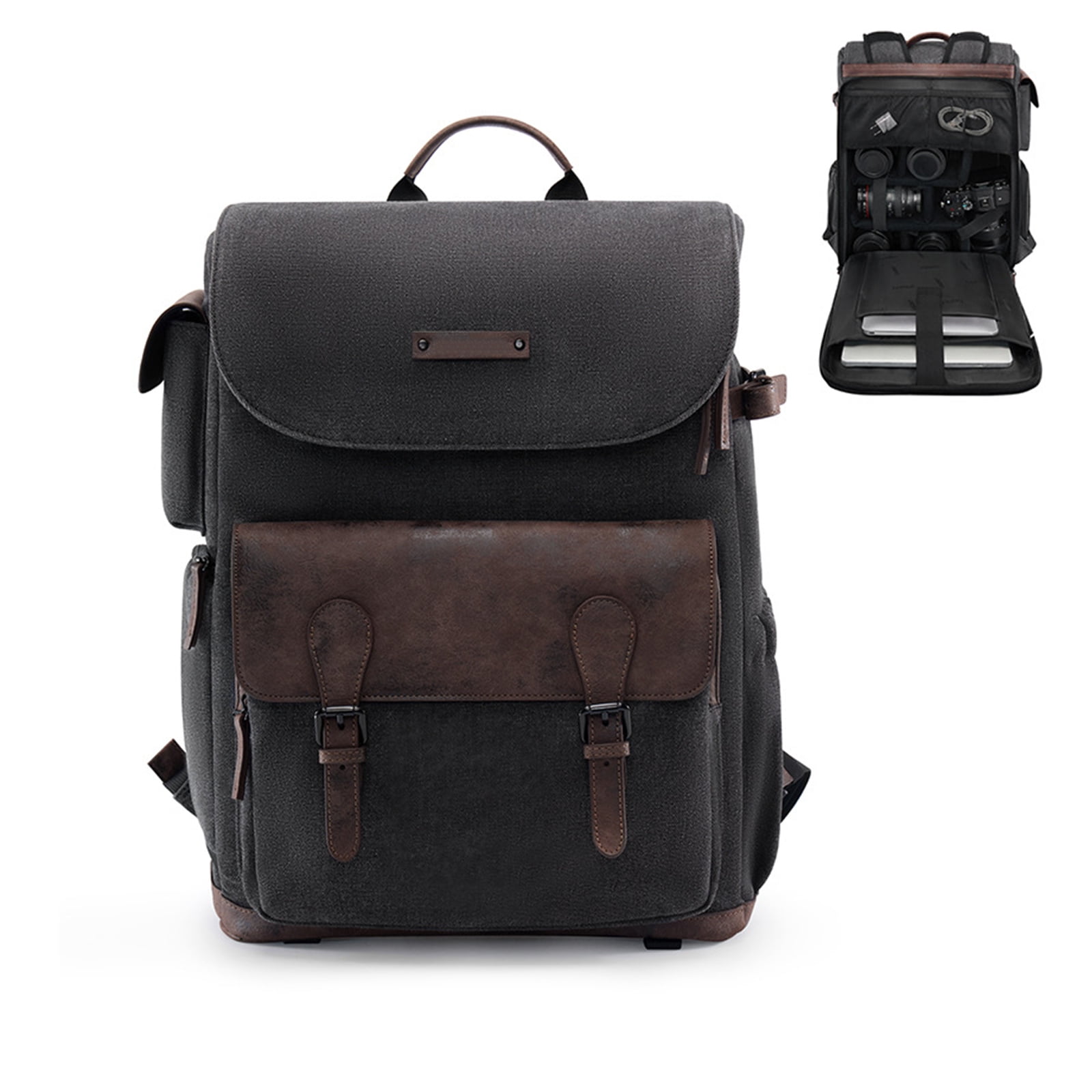 Urcura Camera Bags for Photographers，Camera Bag with Removable Dividers ...