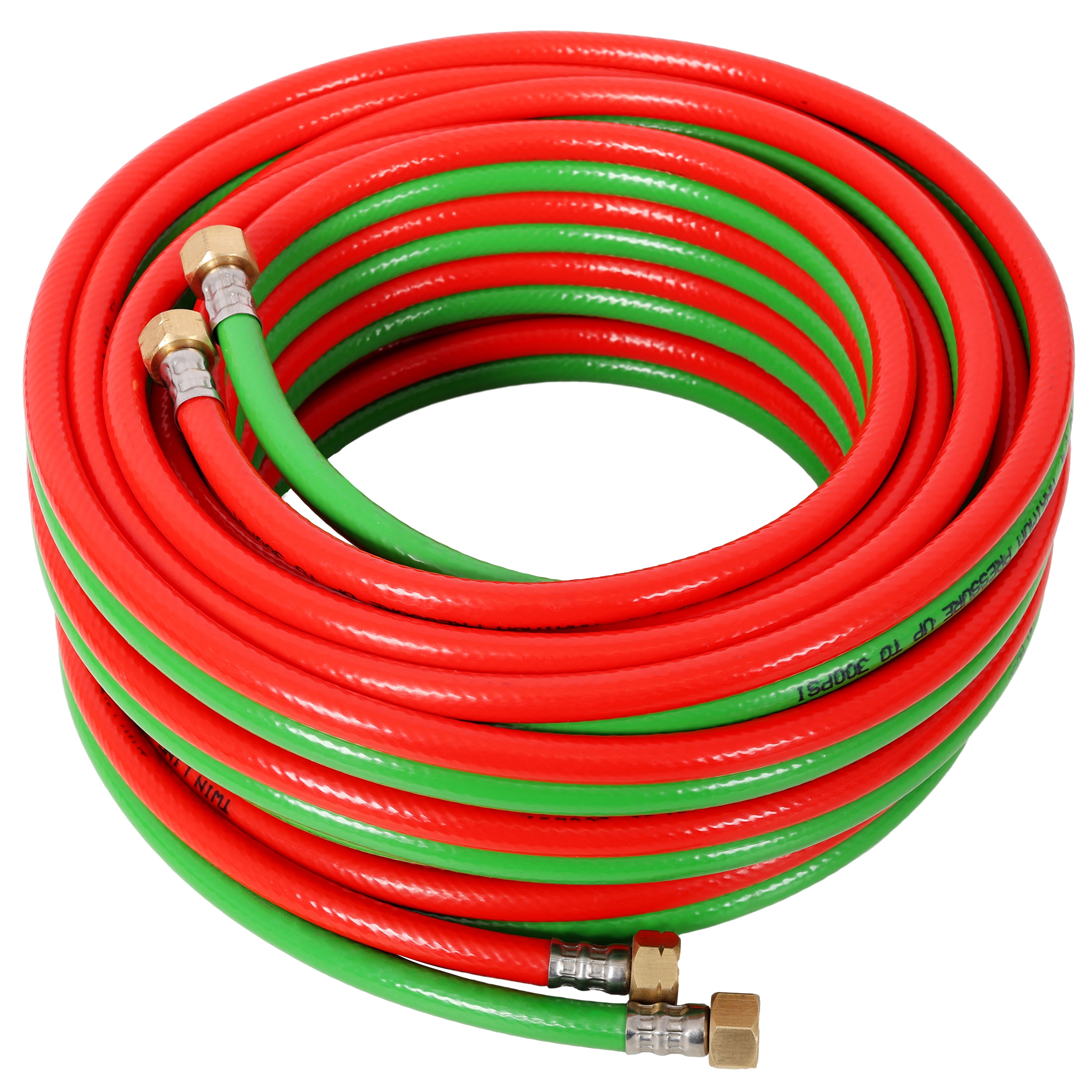 Urday 1/4" x 50FT Oxygen Acetylene Hose, Grade T Welding Torch Twin ...