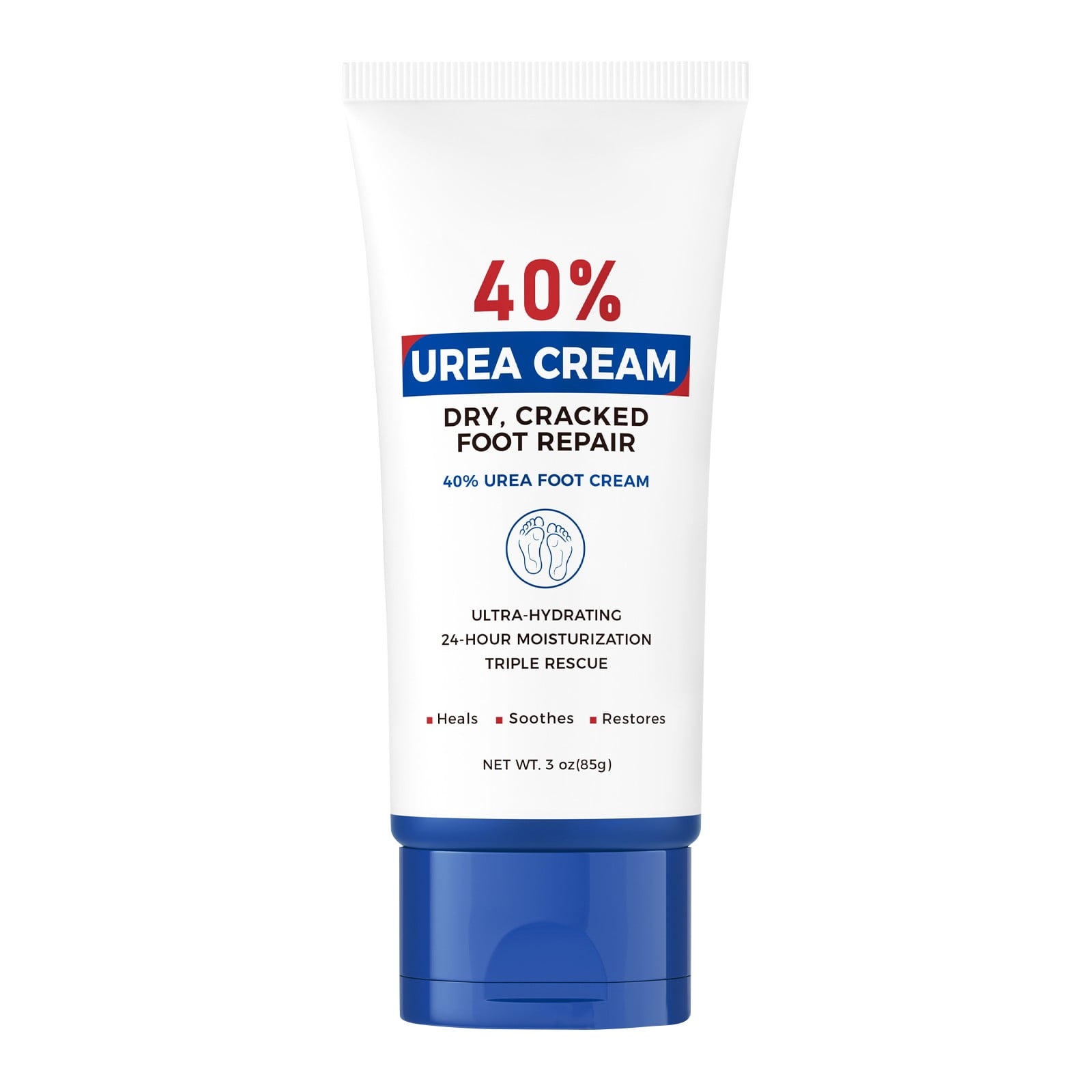 Urea Cream 40% Tube Moisturizing Foot Cream For Chapped Feet and Hands ...