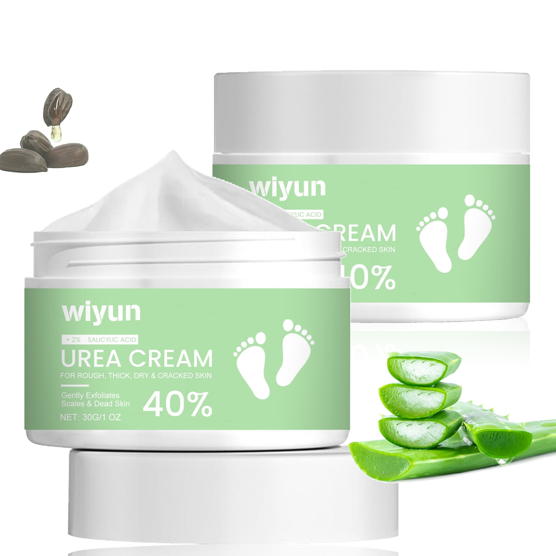 Urea Cream 40%, Urea Foot & Hand Cream for Dry Cracked, Plus 2% ...