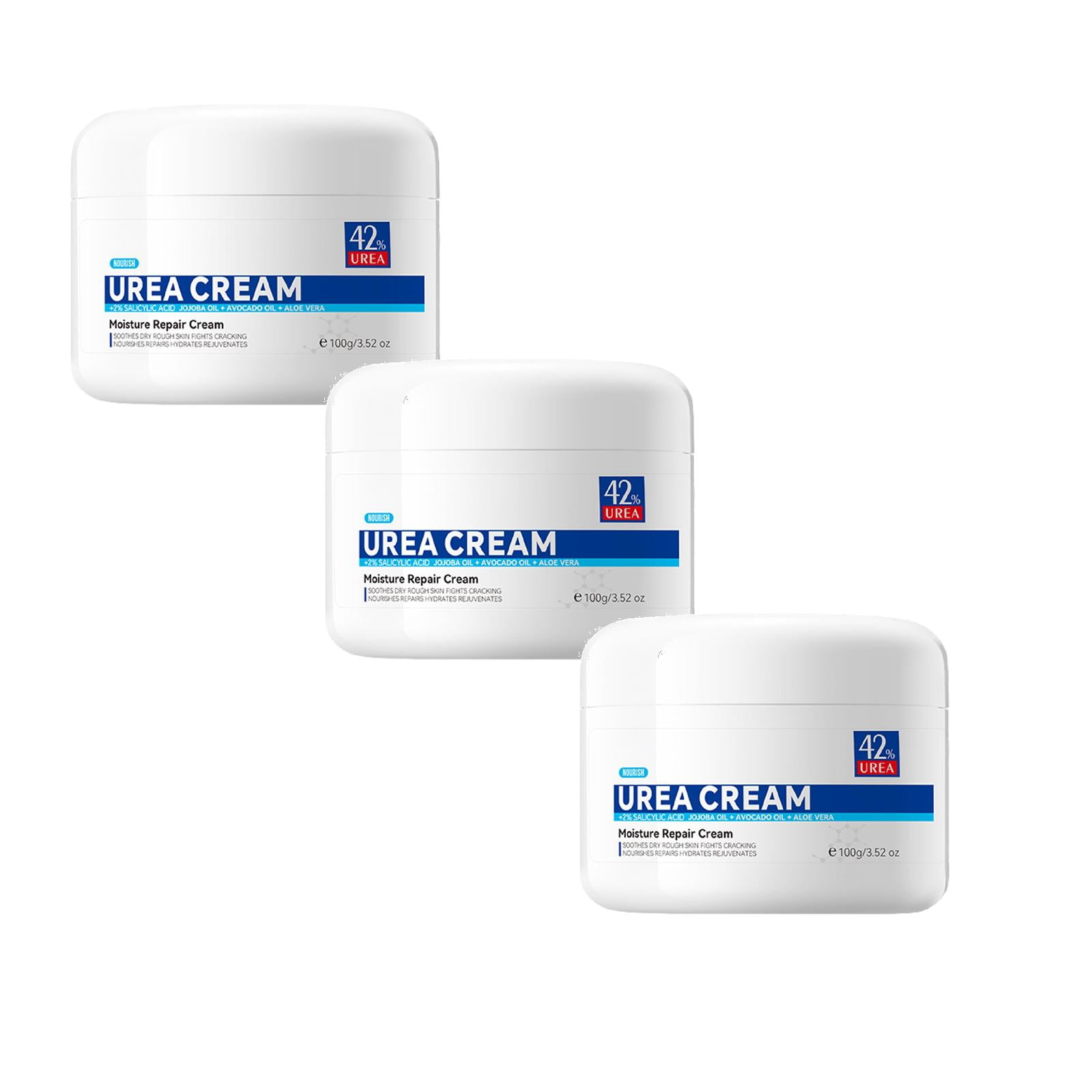 Urea Cream 42%, for Dry Cracked Feet, Heels, Knees, Elbows, Calluses and Hand Repair Care, Foot ...