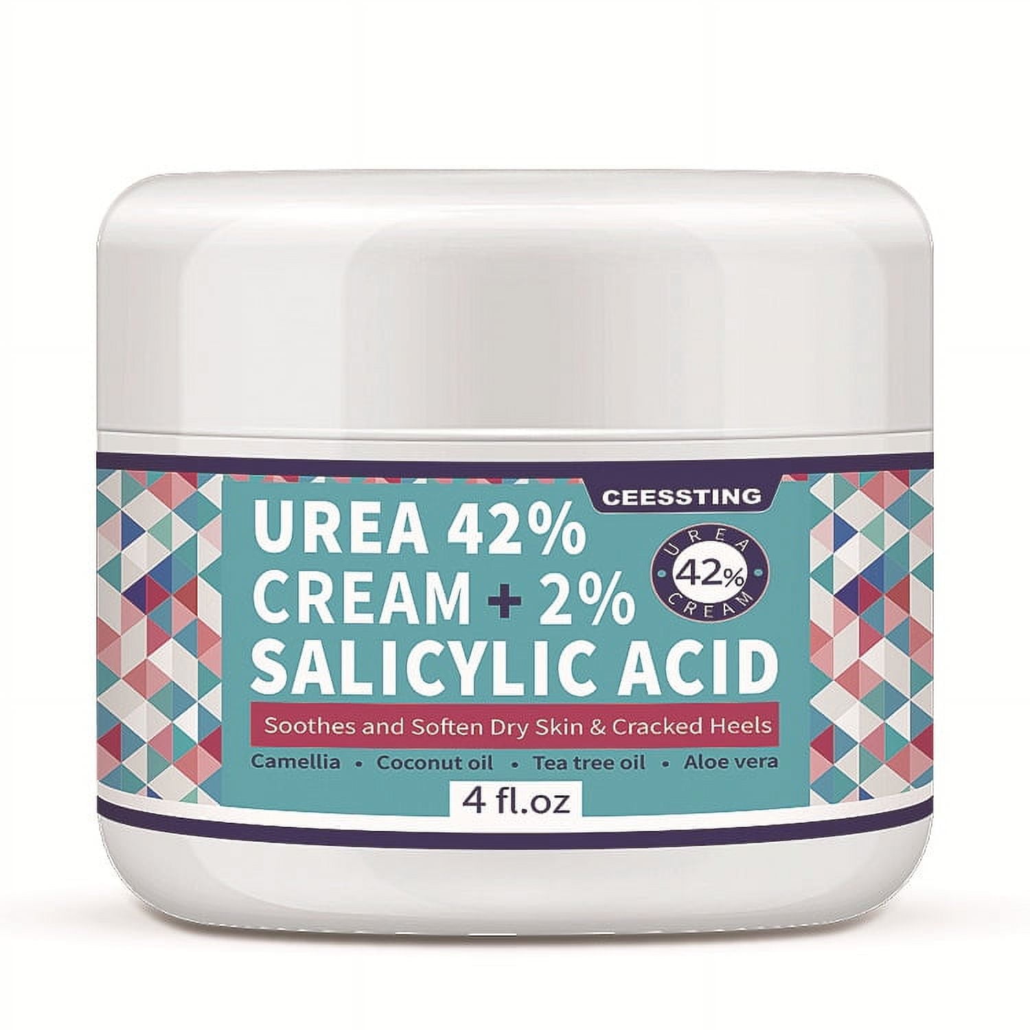 Urea Cream 42% - Premium Urea Foot Cream - With 2% Salicylic Acid, Tea ...