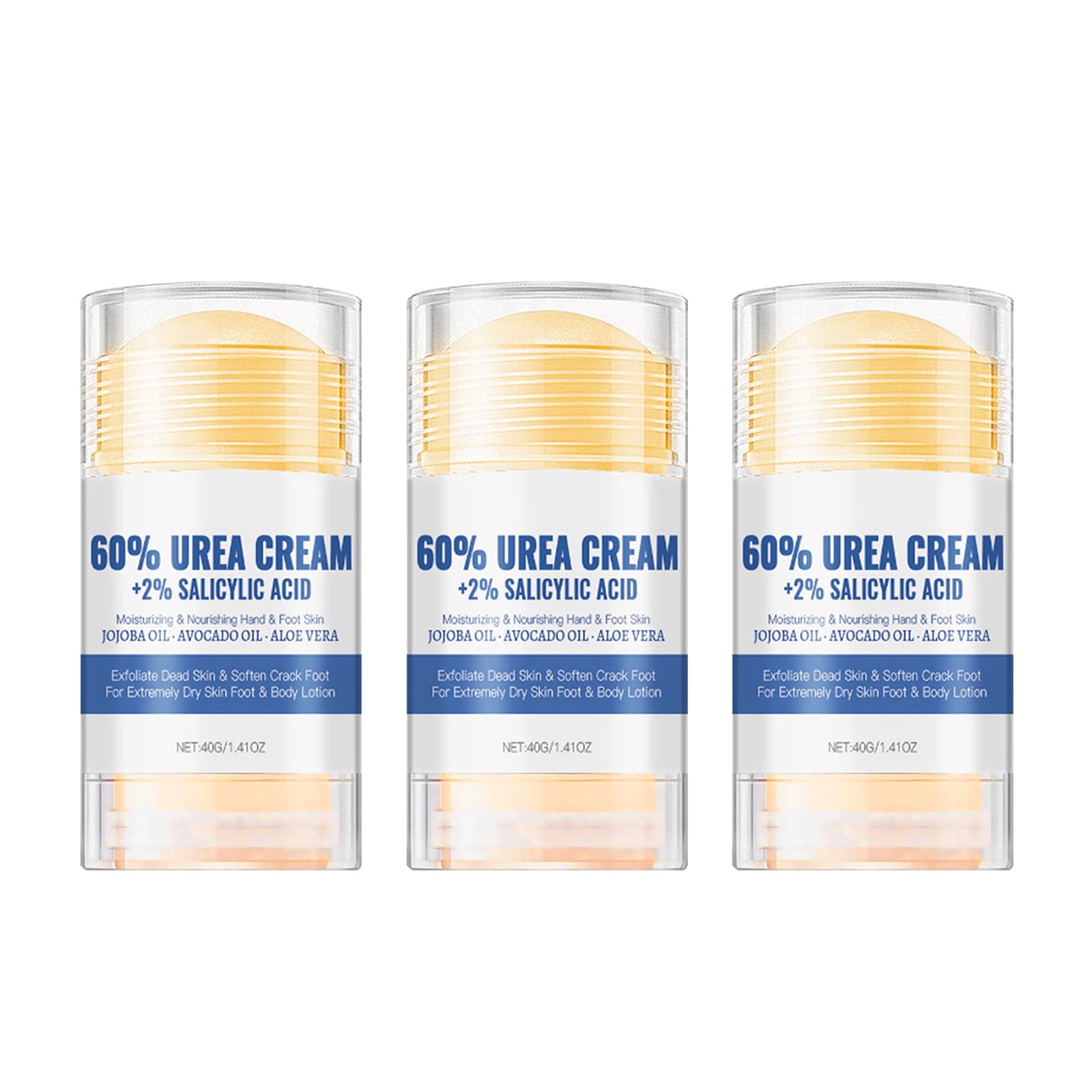 Urea Cream Stick 60% plus Salicylic Acid 2%, Maximum Strength Urea Foot ...