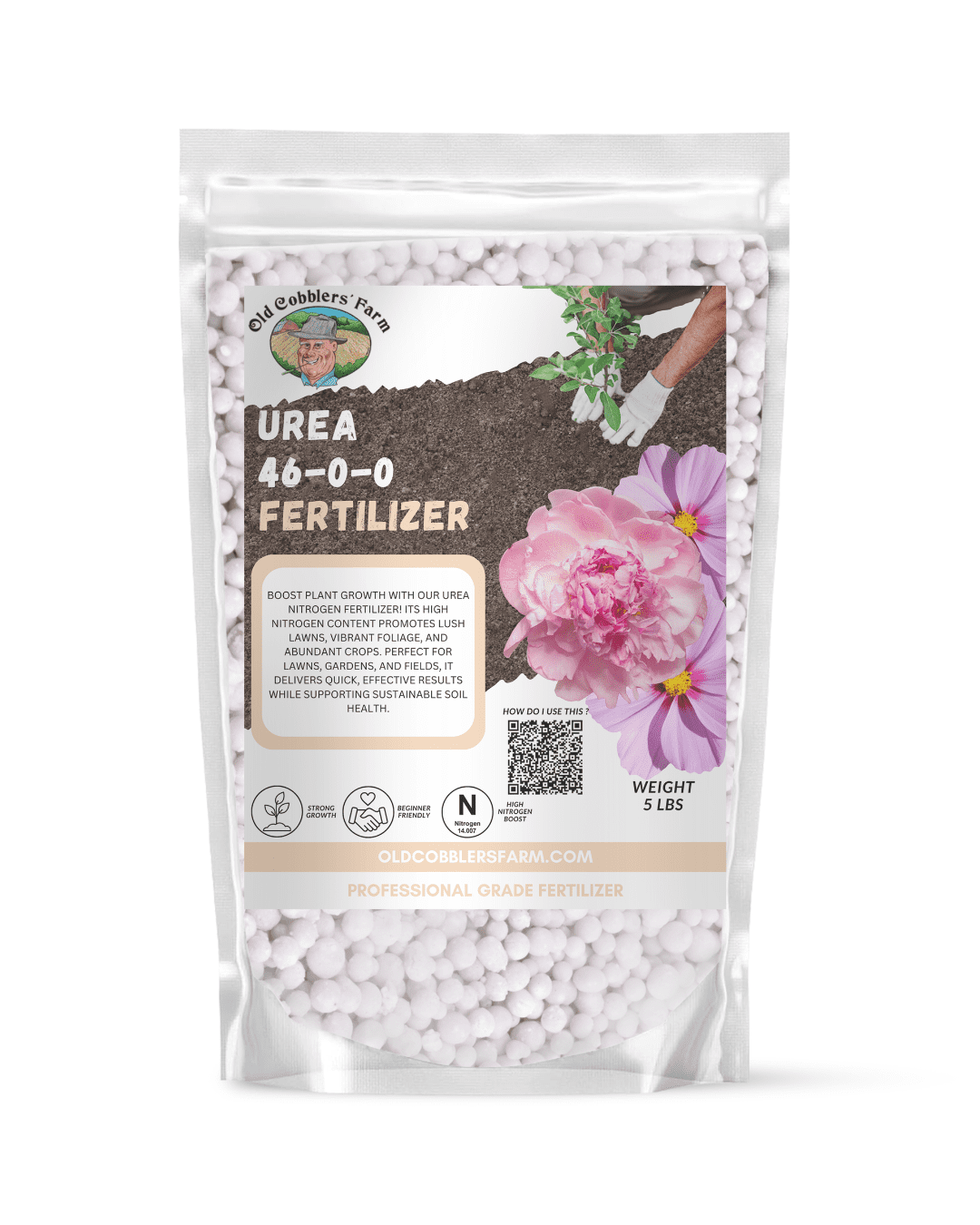 Urea Fertilizer 15 lbs by Old Cobblers Farm - Walmart.com