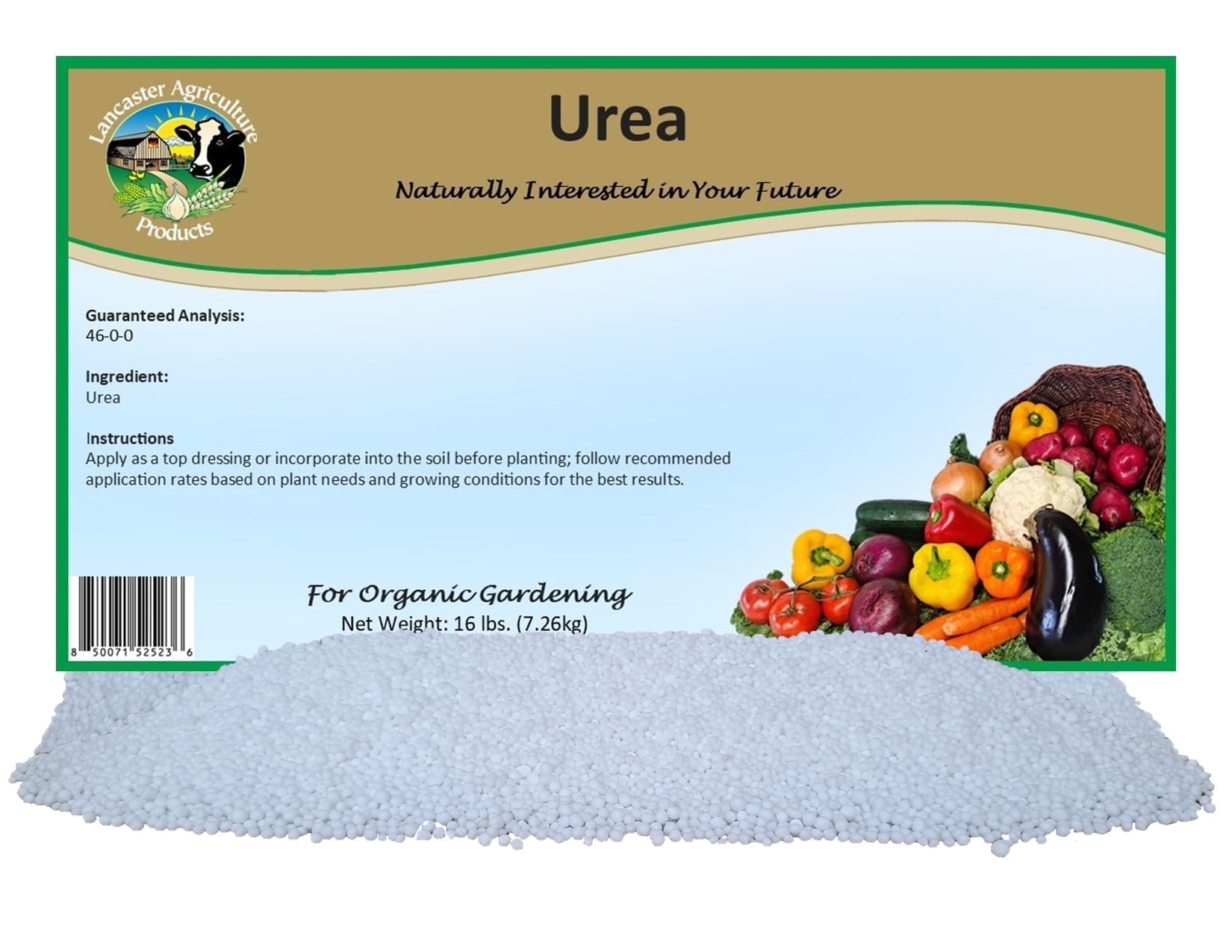 Urea Fertilizer 20 pounds for Tomato Lawns, Gardens, Crops, and ...