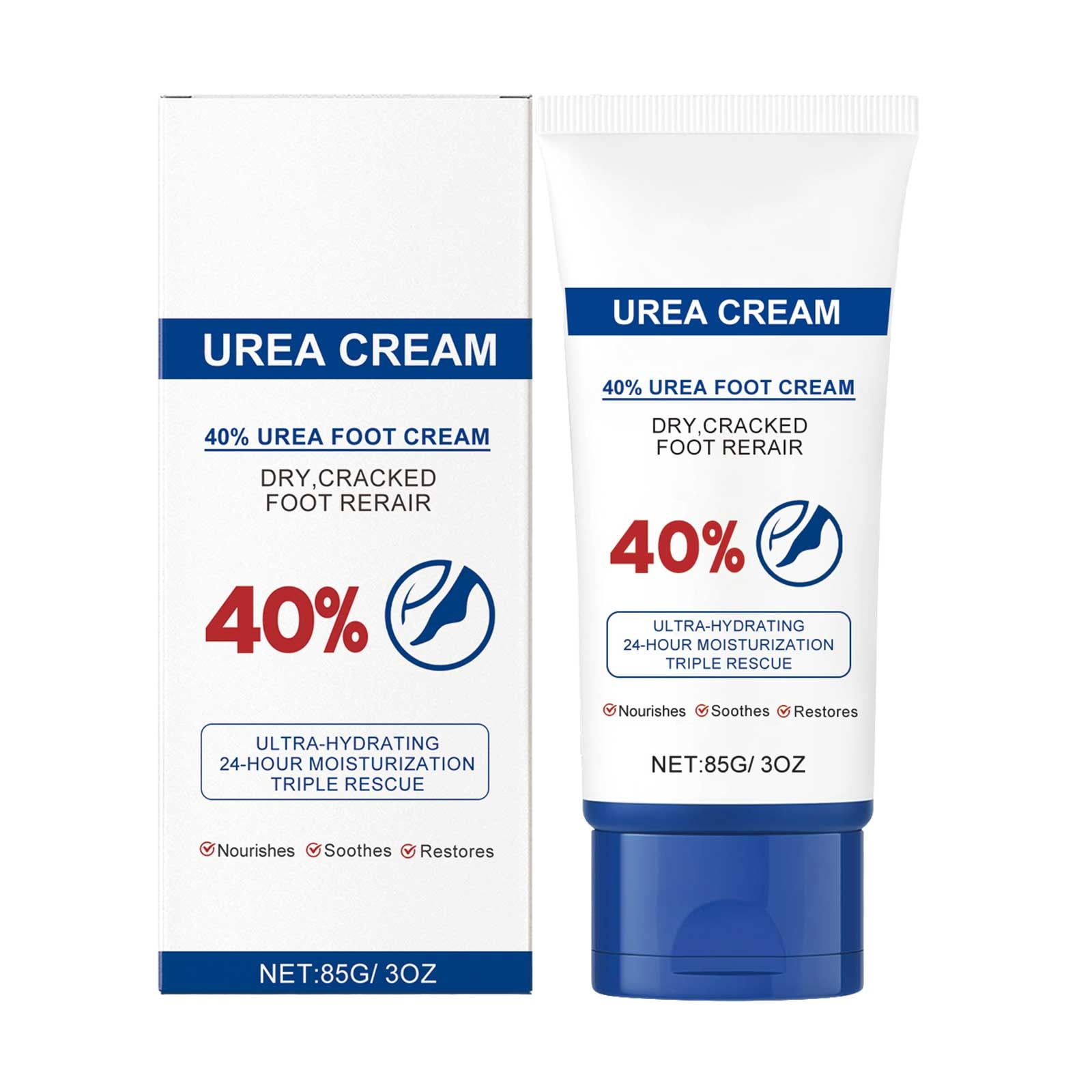 Urea Lotion 40% Maximum Strength: For Feet & Hands Fights Dryness, Smooths Calluses, and ...