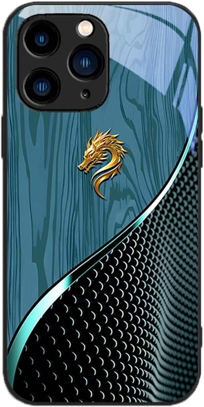 Urgalaxy Personalized Dragon Pattern Magnetic Compatible with Magsafe Glass Phone Case for ...