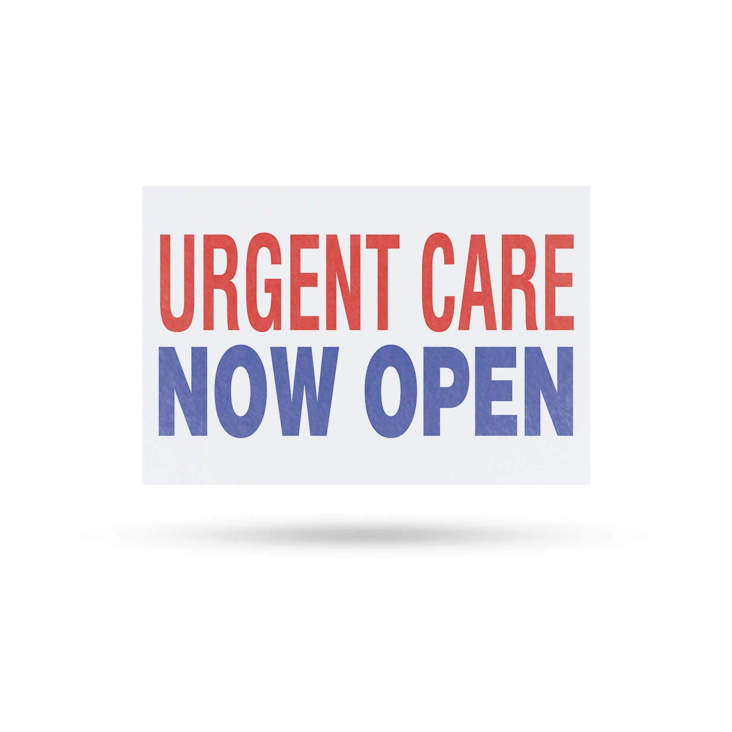 Urgent Care Now Open Vinyl Decal 24 Inch x 36 Inch Weatherproof Heavy ...