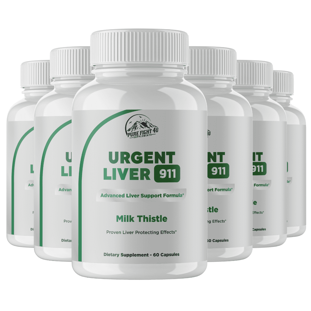 Urgent Liver 911 Advanced Liver Support Formula 6 Bottles 360 Capsules ...