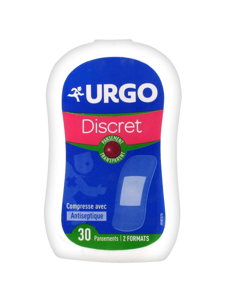 Urgo Discret Transparent Strip 30 Strips - Walmart.com