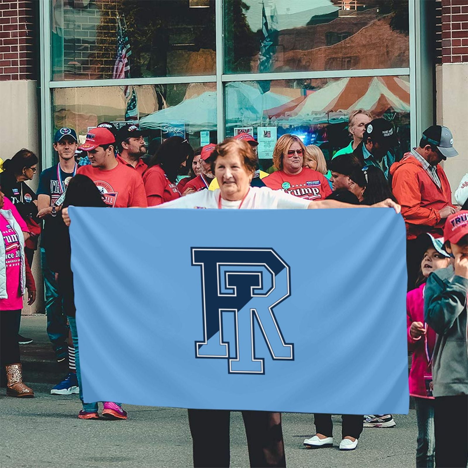 Uri University Of Rhode Island Rams Flag 3x5 Ft Holiday Banner Garden ...