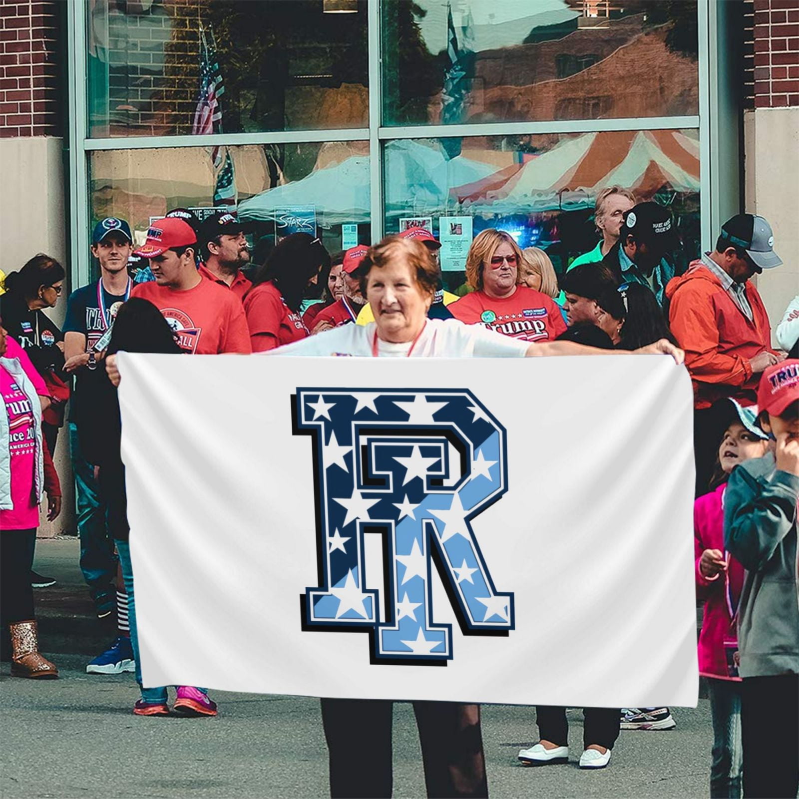 Uri University Of Rhode Island Rams4 Banner Breeze Flag Outdoor Flags ...