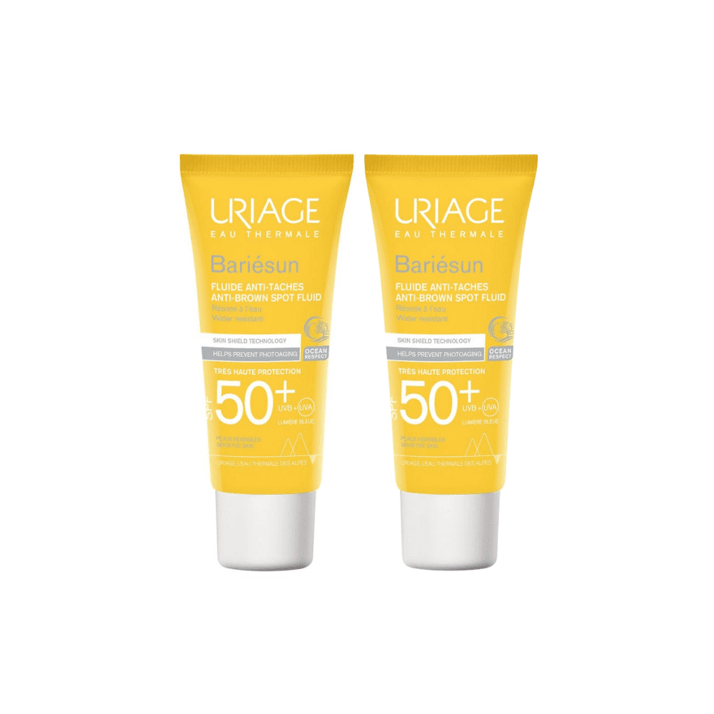 Uriage Bariesun SPF50+ Anti Brown Spot Fluid 40 ml 2 Pack - Walmart.com