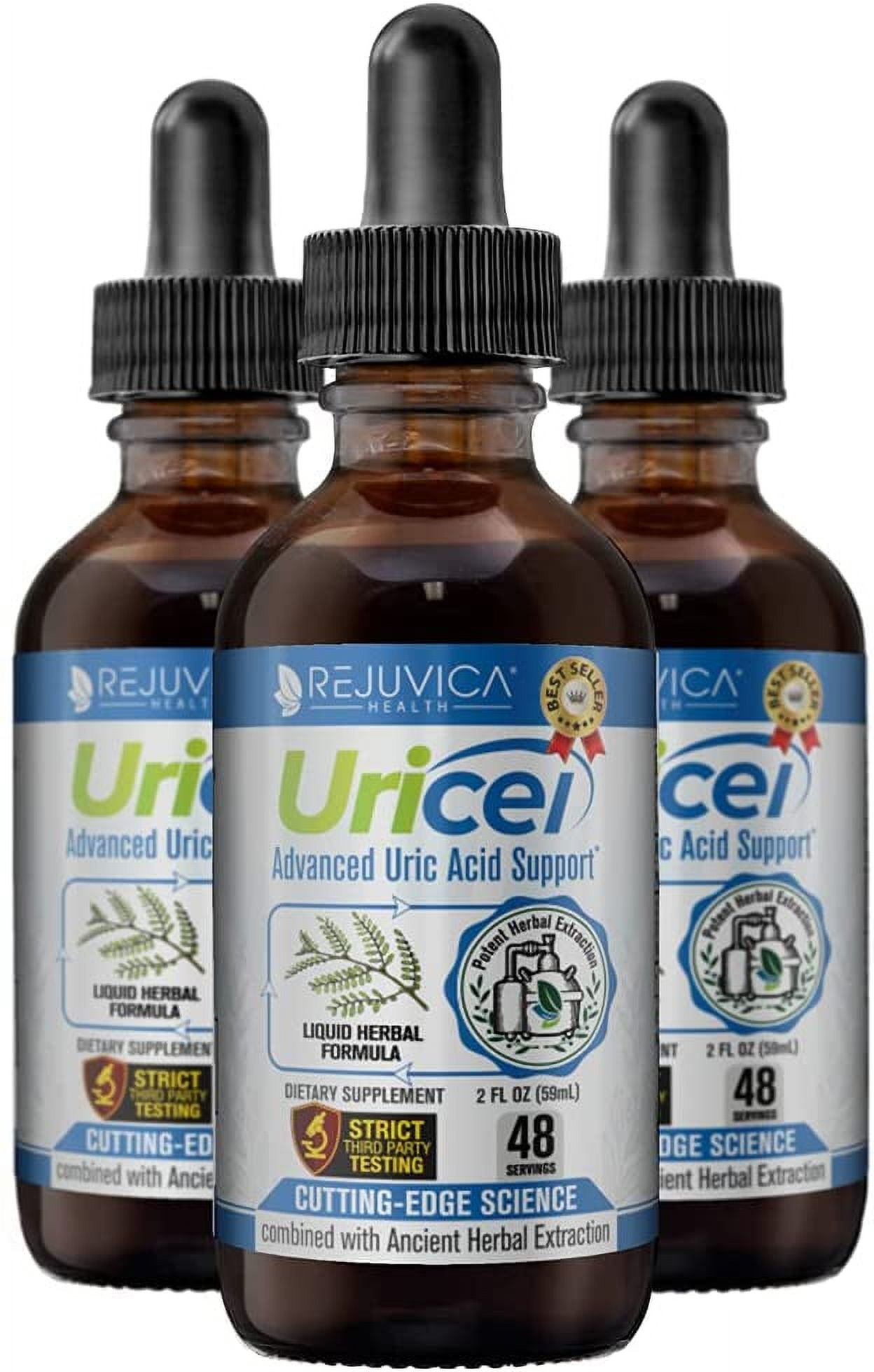 Uricel High Potency Uric Acid Support Formula | Natural Supplement for ...