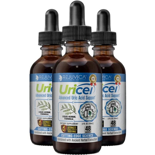 Uricel High Potency Uric Acid Support Formula | Natural Supplement for ...