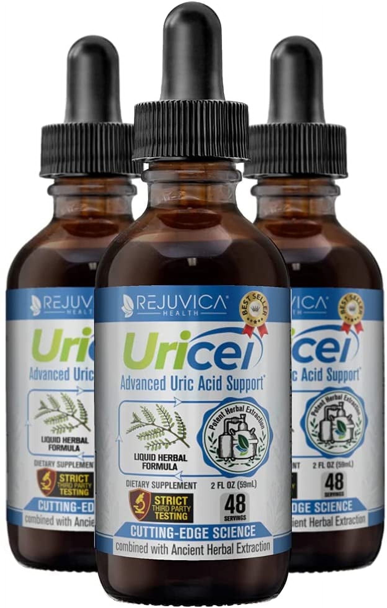 Uricel High Potency Uric Acid Support Formula | Natural Supplement for ...