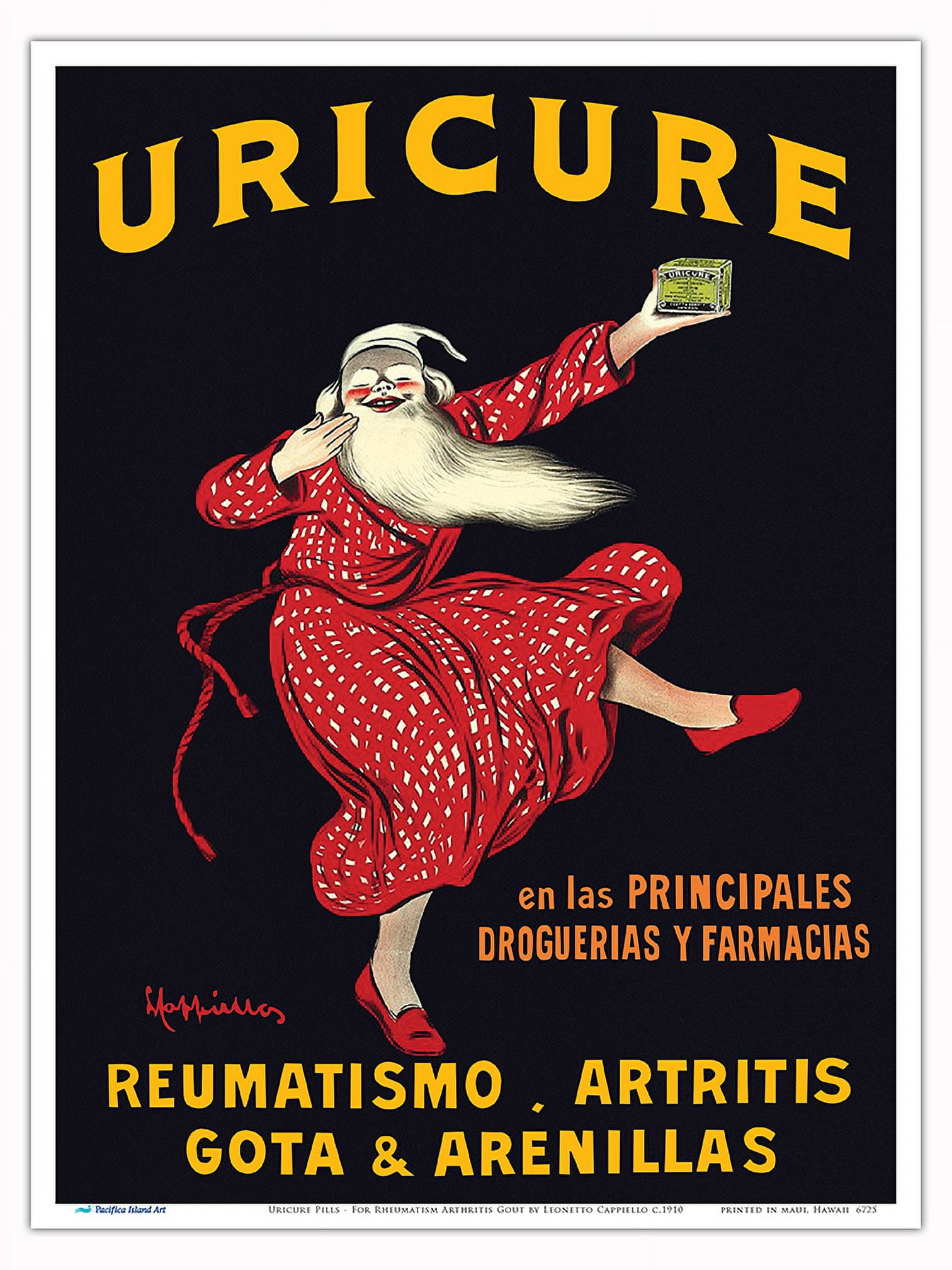 Uricure Pills - For Rheumatism Arthritis Gout - Vintage Advertising ...