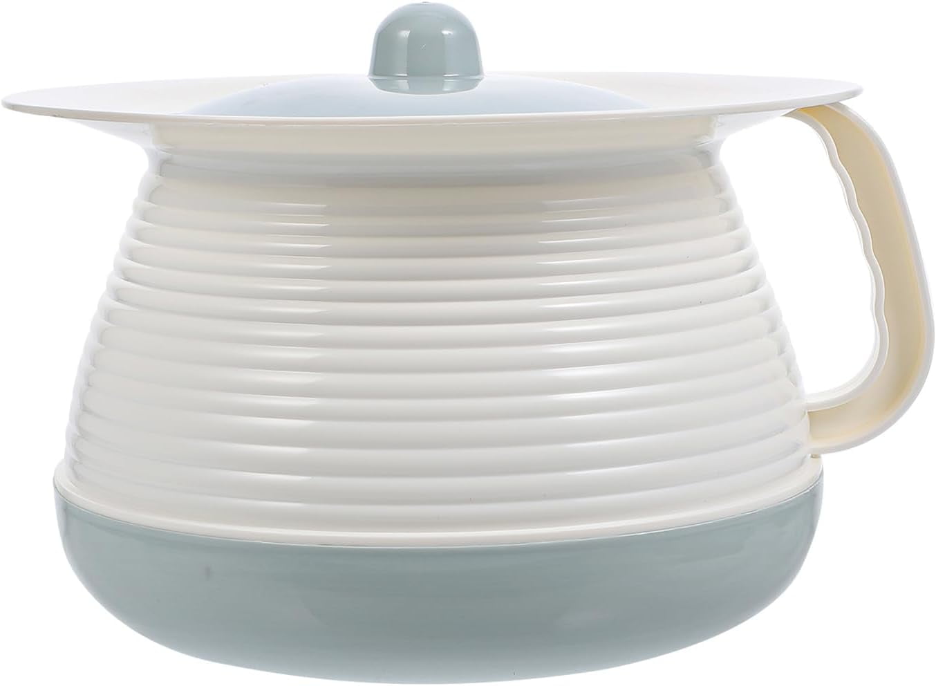 Urinal Chamber Pot with Lid and Handle Plastic Spittoon Urine Pot Potty ...