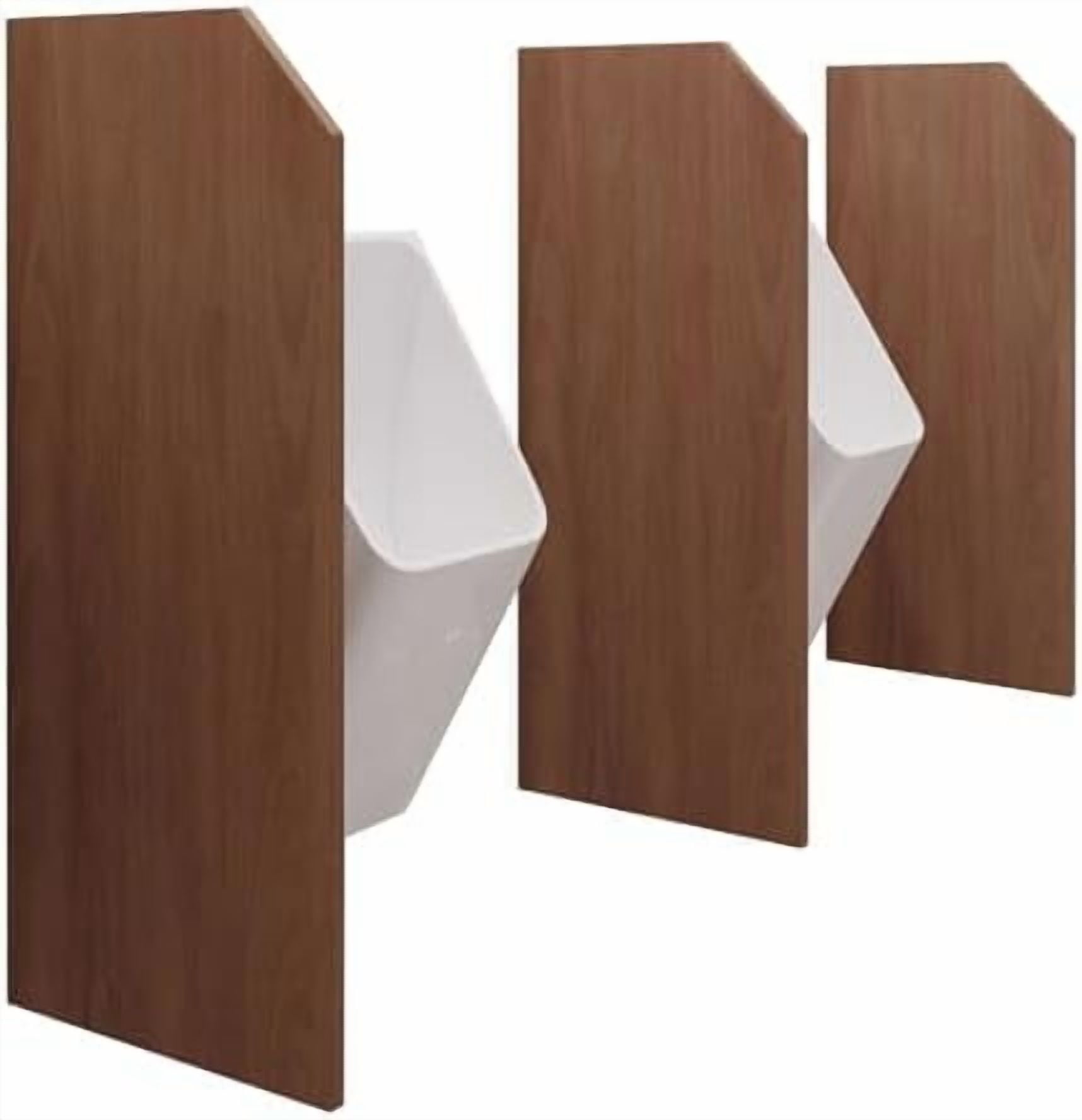 Urinal Partition,Wall-Mounted Men's Urinal Divider,with Stainless Steel ...
