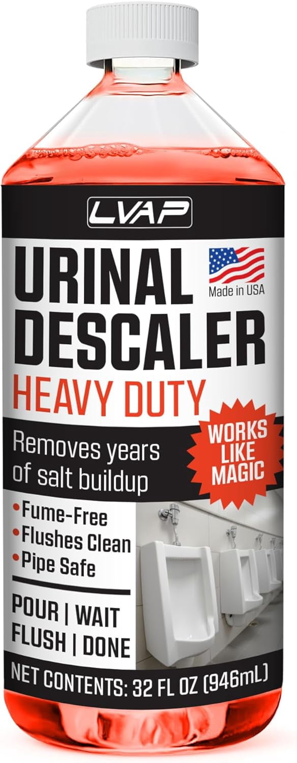 Urinal Salt Remover – Commercial Grade Urinal Drain Cleaner & Odor ...