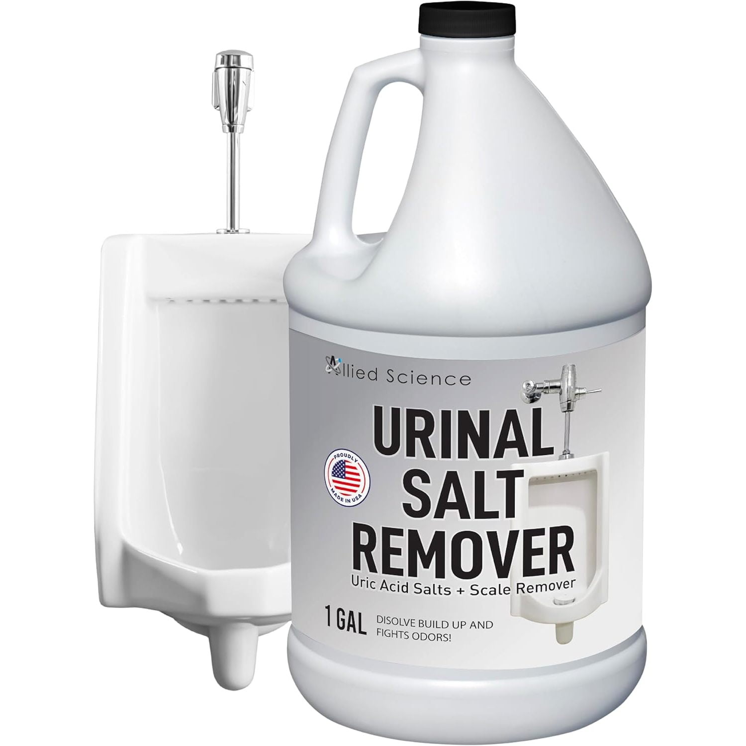 Urinal Salt Remover - Uric Acid Salts Scale Remover Unclogs Urinals and ...