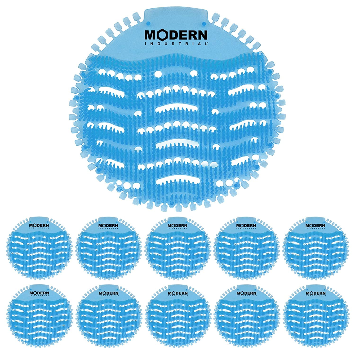 Modern Industrial Urinal Screen & Deodorizer 'Blue Mist' (10-Pack) with ...