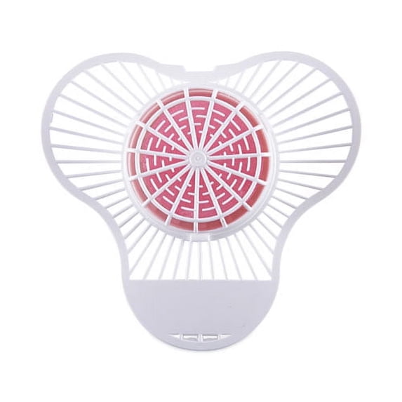 Urinal Screen With Para Deodorizer Block, Cherry Scent, 3 Oz, Red/white ...