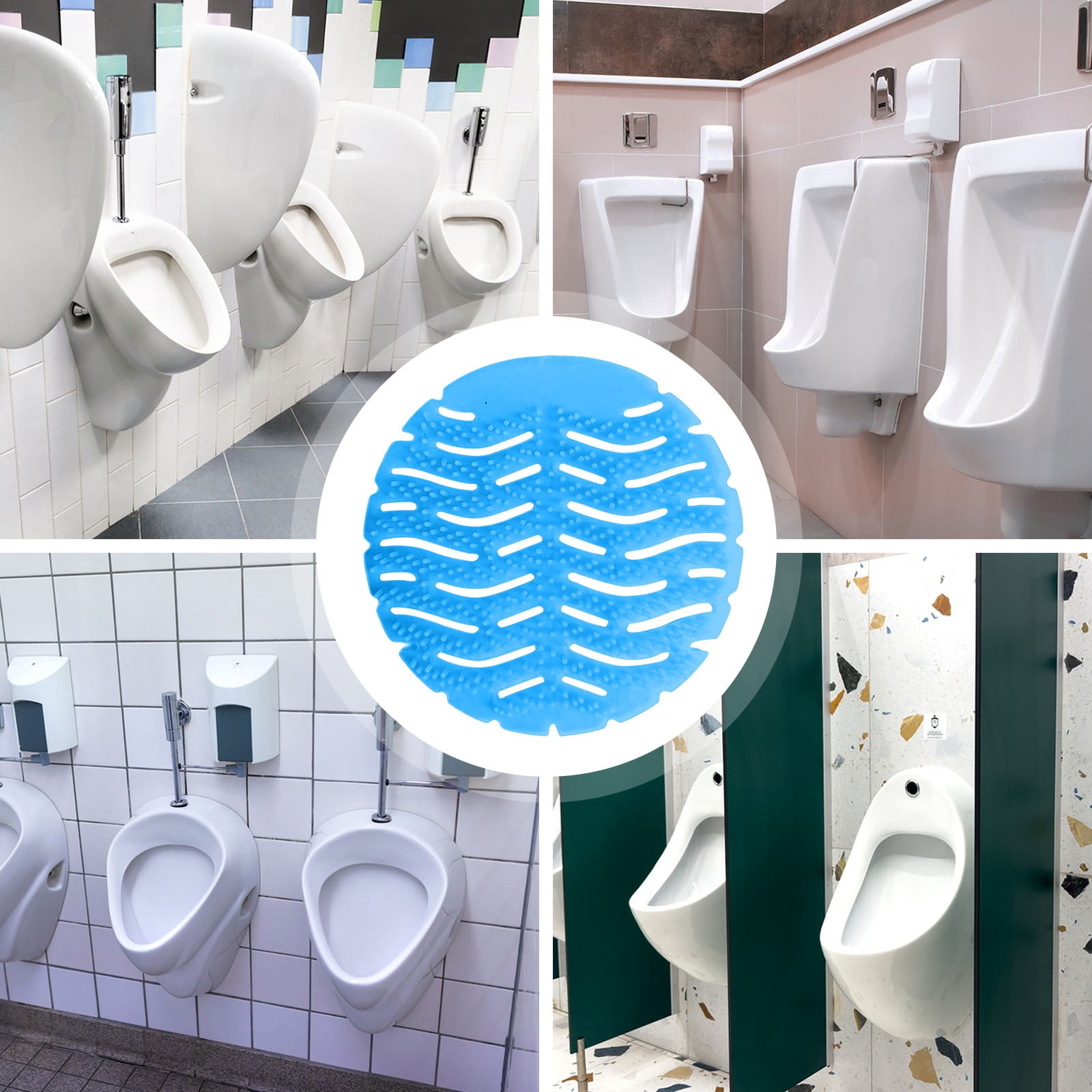 Urinal Screens Deodorizer (10 Pack) | Urinal Cakes Deodorizer 3D Wave ...