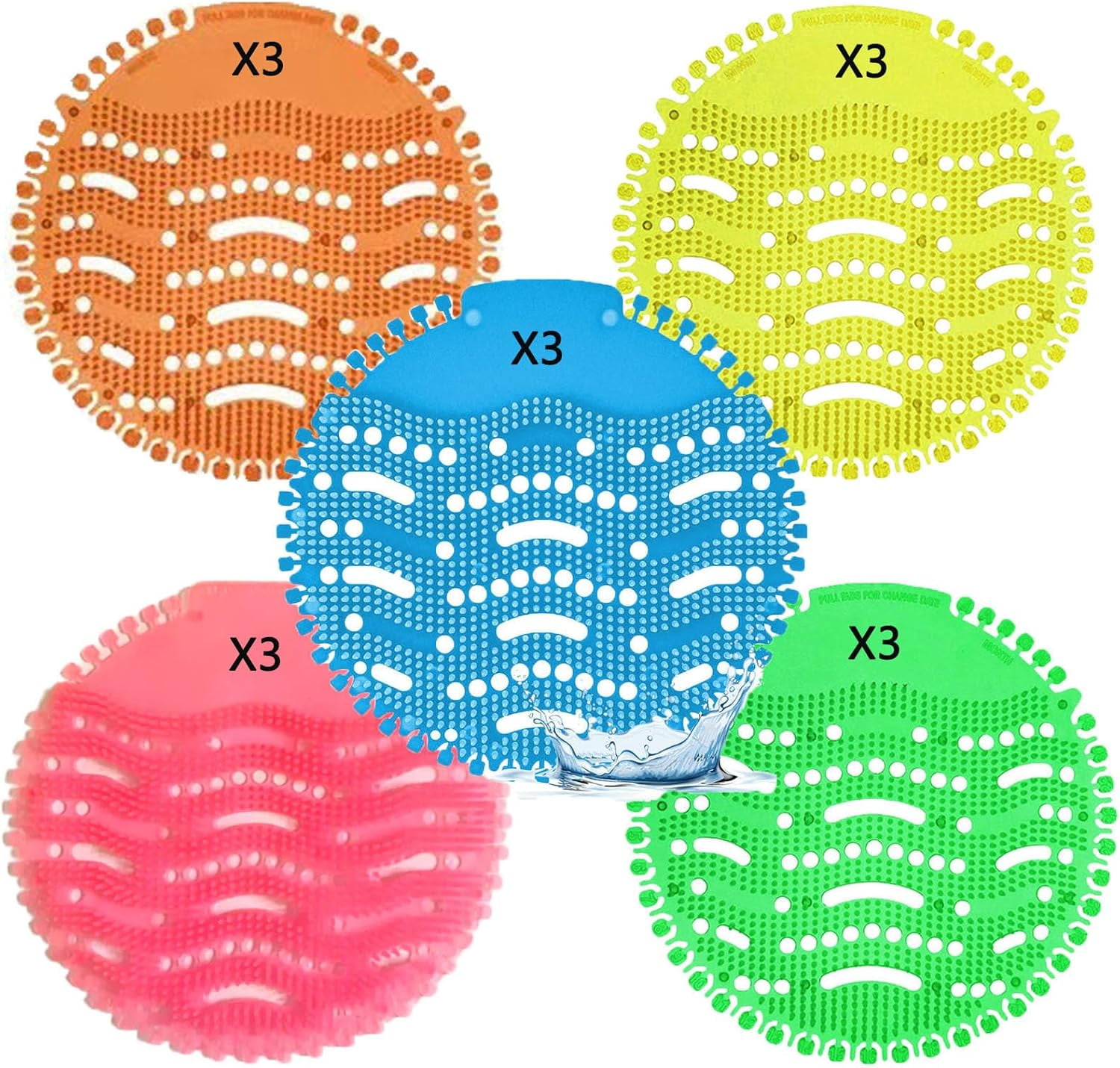 Urinal Screens Deodorizer, Anti-Splash Urinal Screens Cakes for Toilets ...