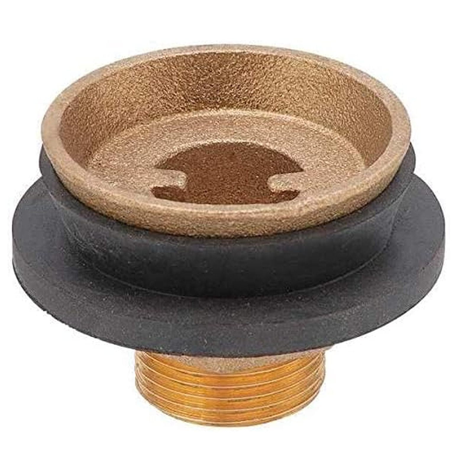 Urinal Spud, 1 1/4 x 3/4'', Brass/Rubber Set of 2 - Walmart.com