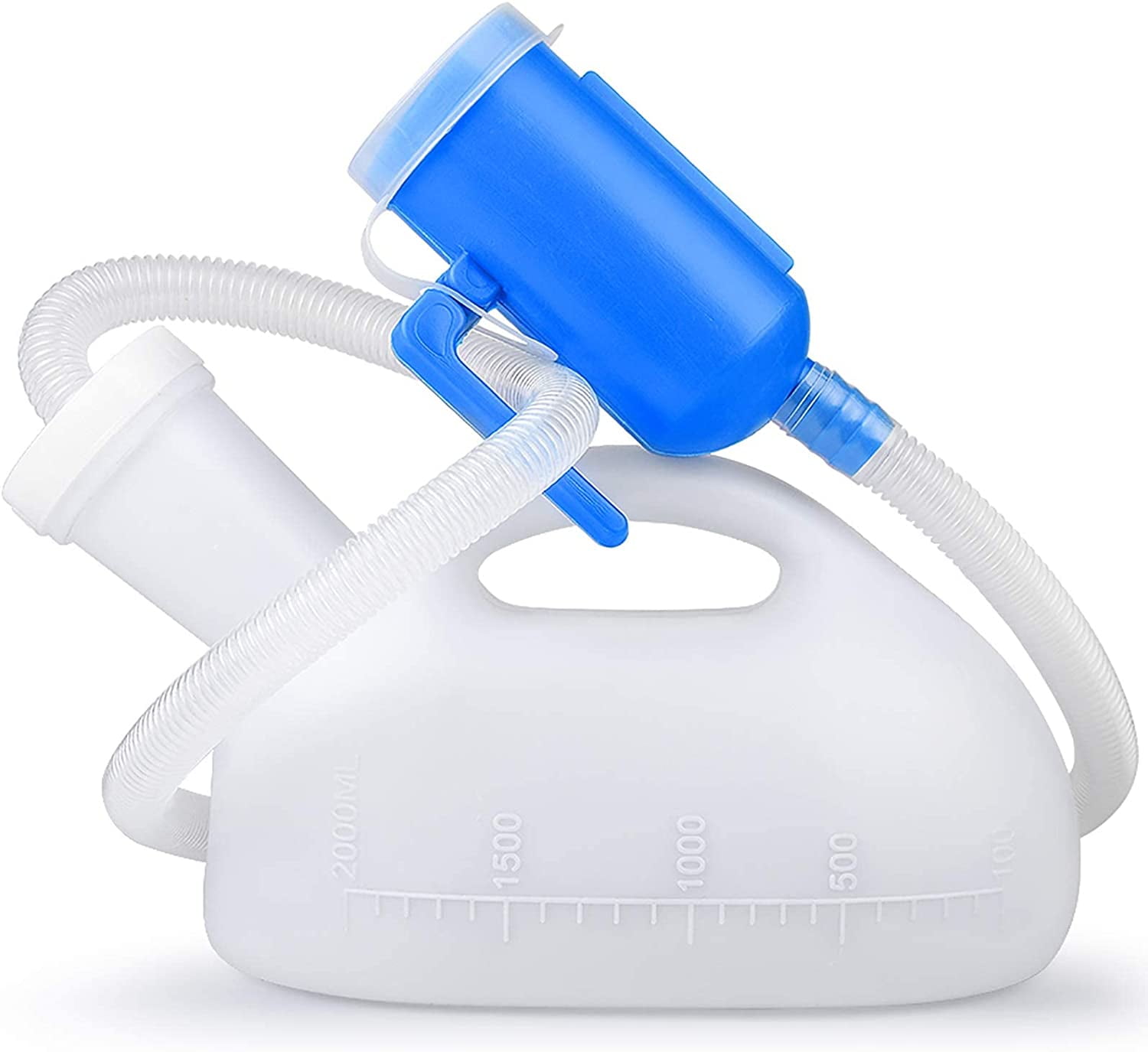 AIFUSI Portable Urinal for Men, 2000ml Bottle with Lid, 45.2-inch Tube ...