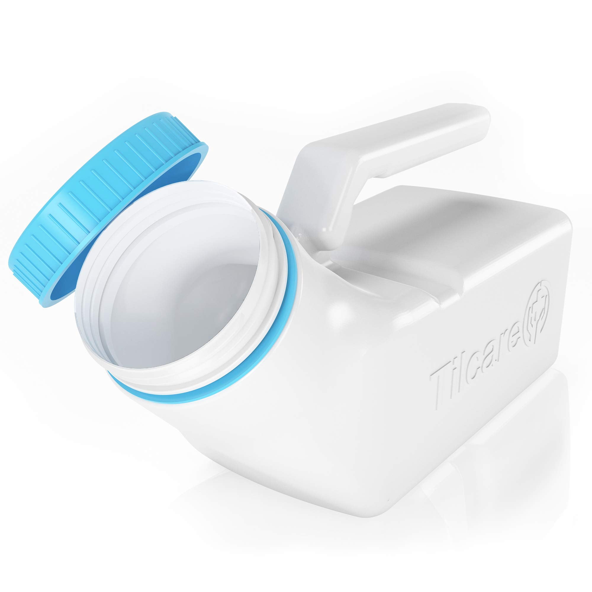 Urinals for Men Glow in The Dark Lid by Tilcare (1 Pack) - 32oz/1000mL ...