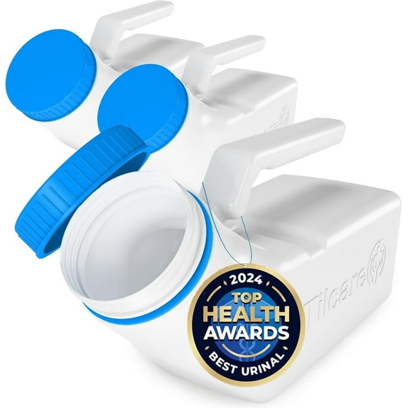 Pee Bottles for Men, Collapsible Urine Bottle 750ML, Portable Urinal ...