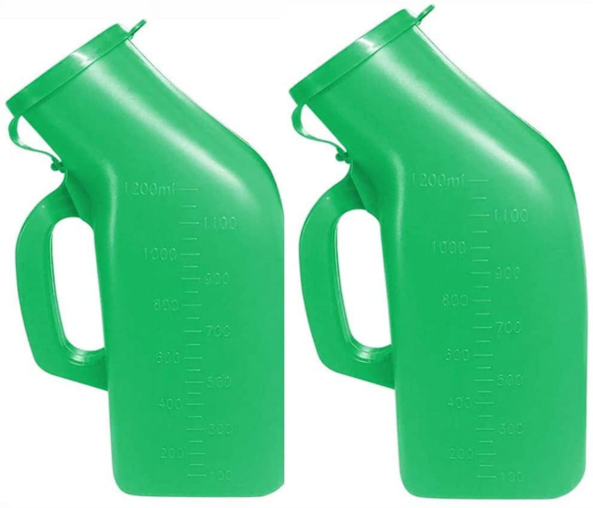 Urinals for Men Portable Urinal 1200ml/34 Ounce for Hospital Camping ...