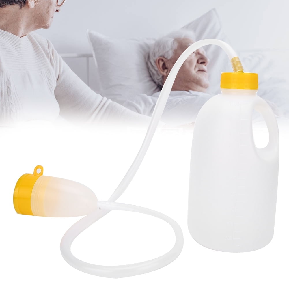 Urinals for Men, Urine Bottle 1700ml Portable with Pipe , Male Pee ...