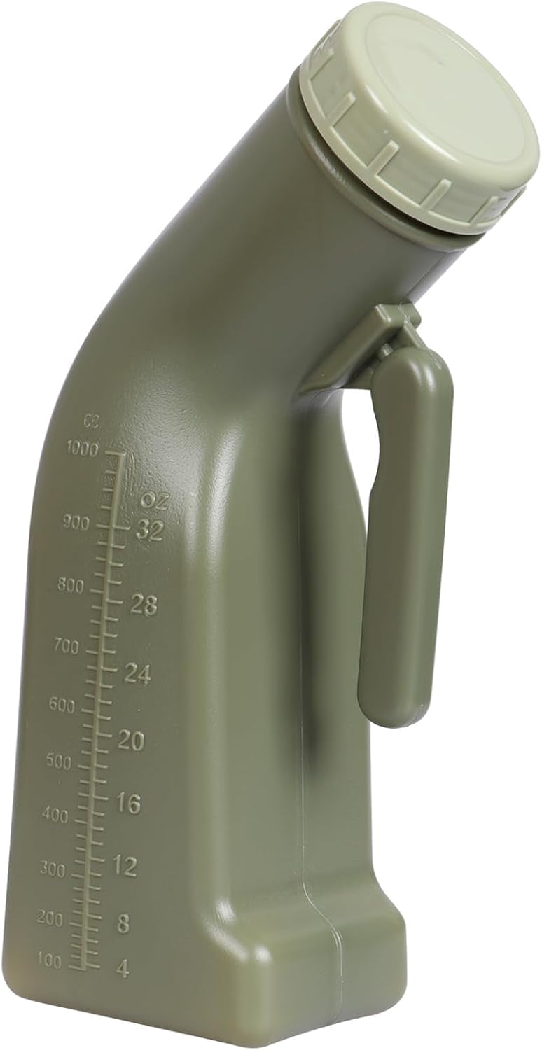 Urinals for Men with Screw Cap Lid Spill Proof Portable Pee Bottle ...