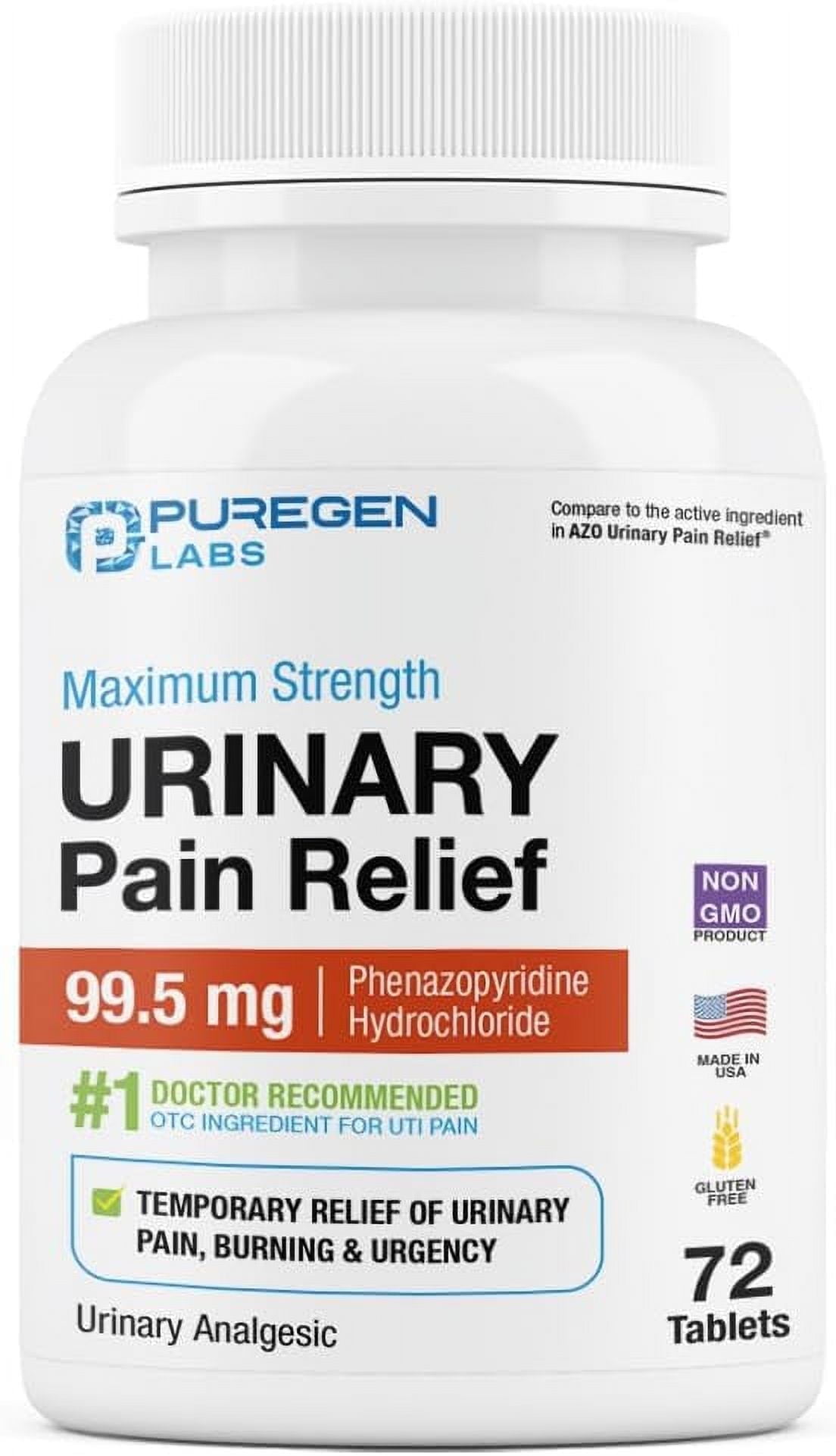 Urinary Pain Relief - Fast Relief of Pain, Burning and Bladder ...