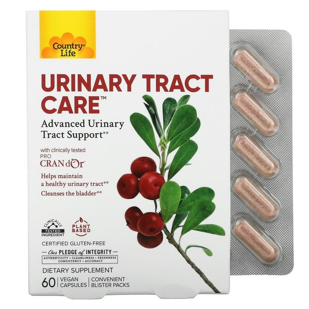 Urinary Tract Care, 60 Vegan Capsules, Country Life - Walmart Business ...