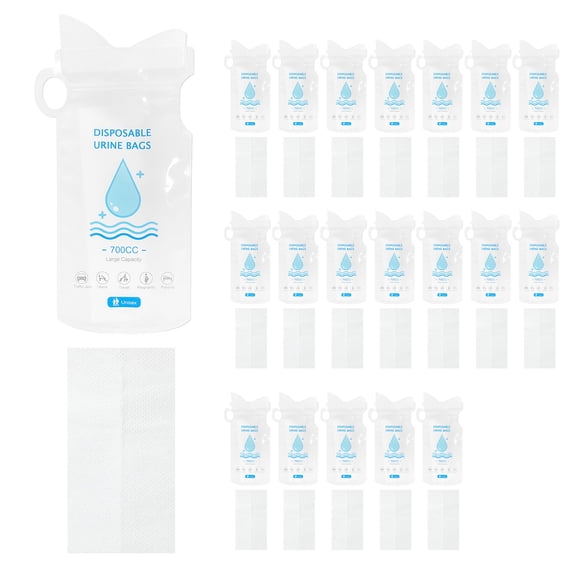 Urine Bag for Car Travel Disposables Urine Bag Unisex Use 700ml ...