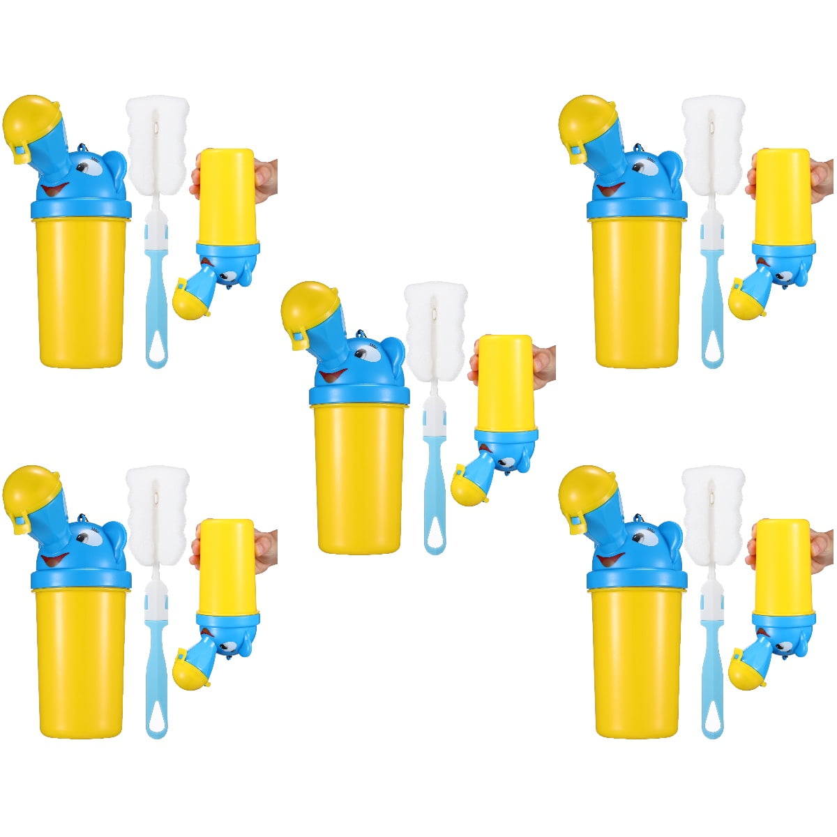 Urine Bucket Toddler Urinal Standing Potty for Boy 5 PCS Outdoor Abs ...