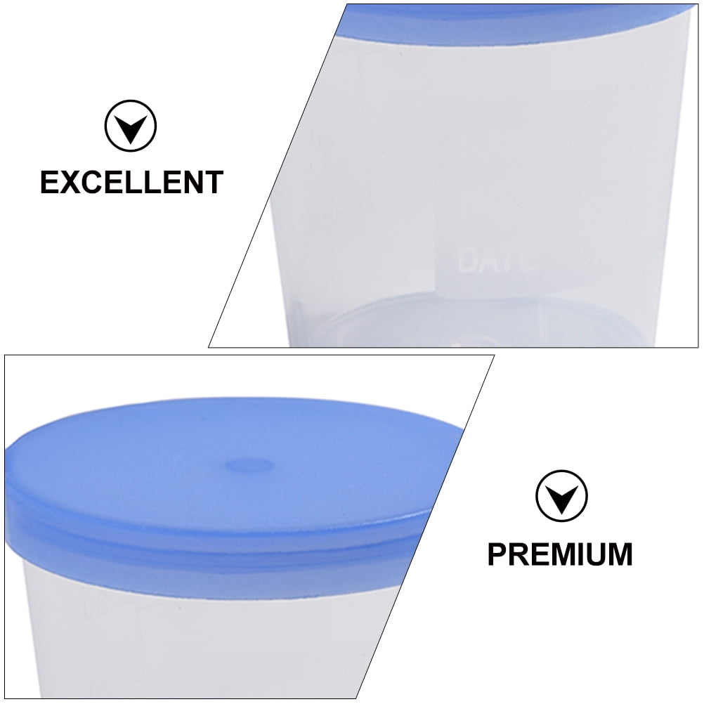 Urine Sample Cup 5pcs Stool Container Cups with Scale for Safe Sample ...