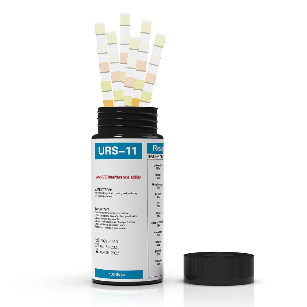 Urine Test Strips, 11 Tests, Quick & Easy to Use, Multiple Disease ...