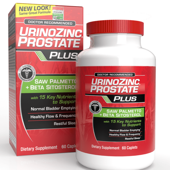 Urinozinc Prostate Health Complex Plus Beta Sitosterol Caplets, 60 Count