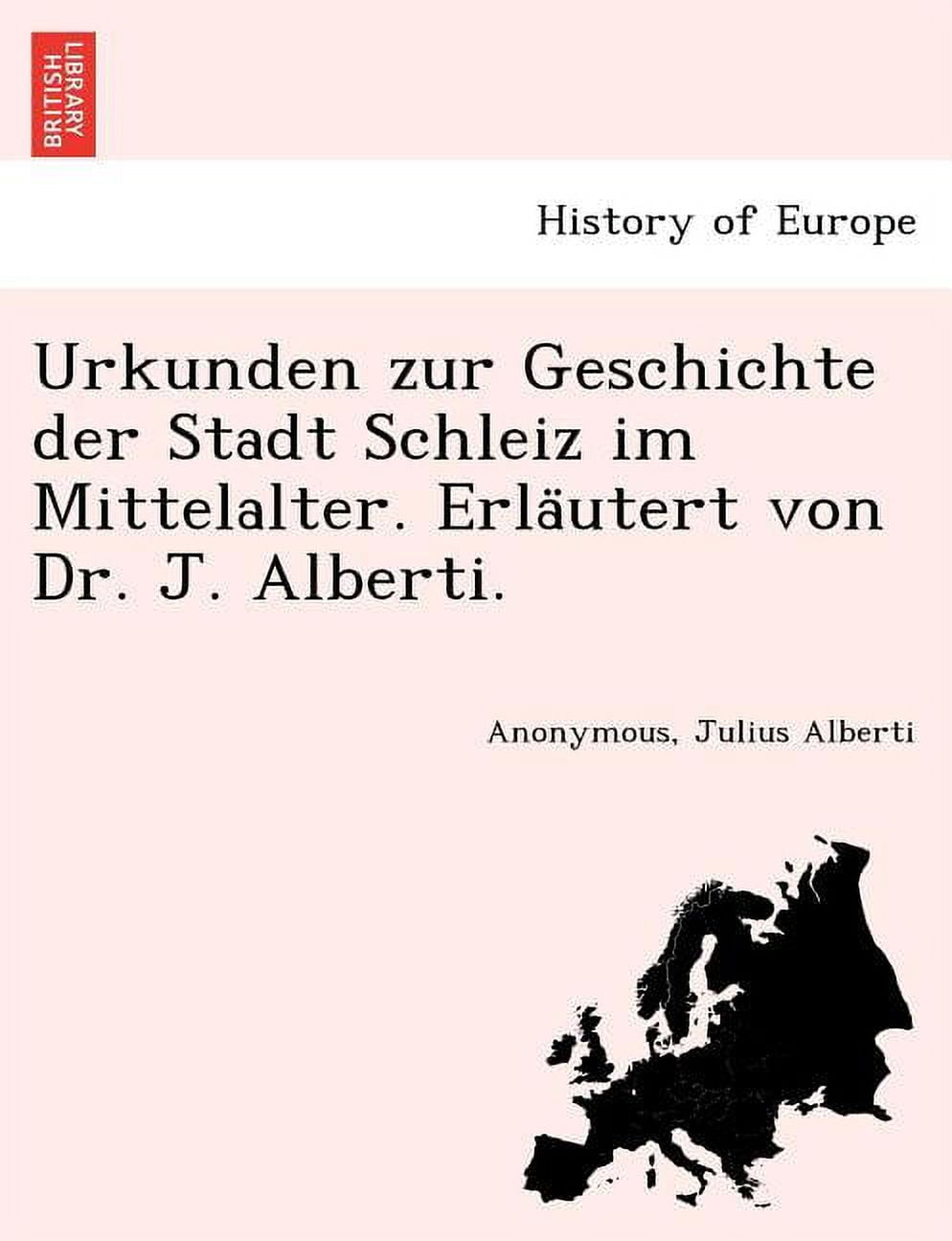 Urkunden zur Geschichte der Stadt Schleiz im Mittelalter. Erläutert ...