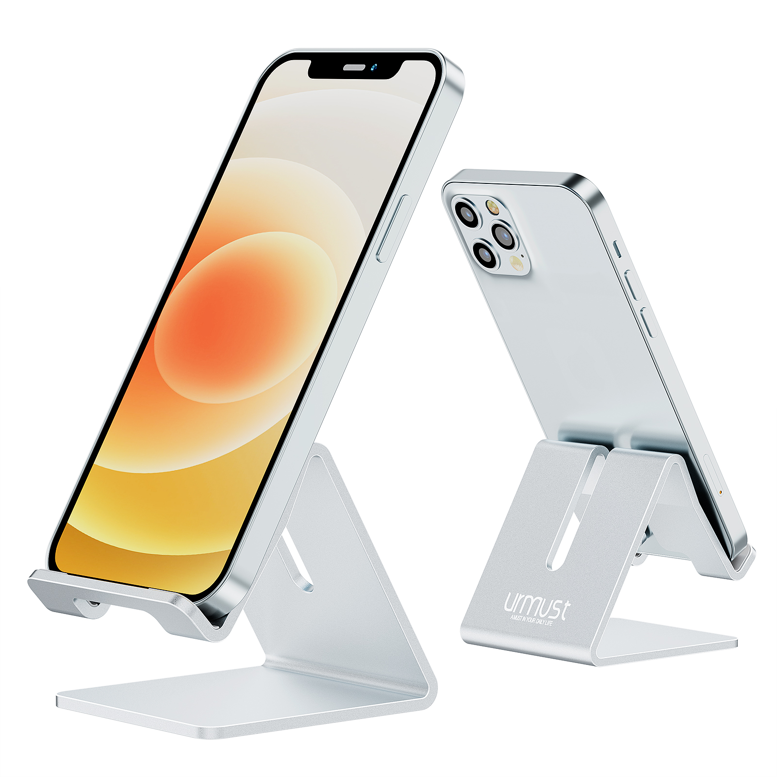 TechMatte Multi-Angle Aluminum Desktop Tablet / Phone Stand Holder ...