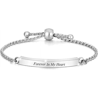 Men Cuban Link Bracelet Memorial Cremation Jewelry for Ashes Holder ...