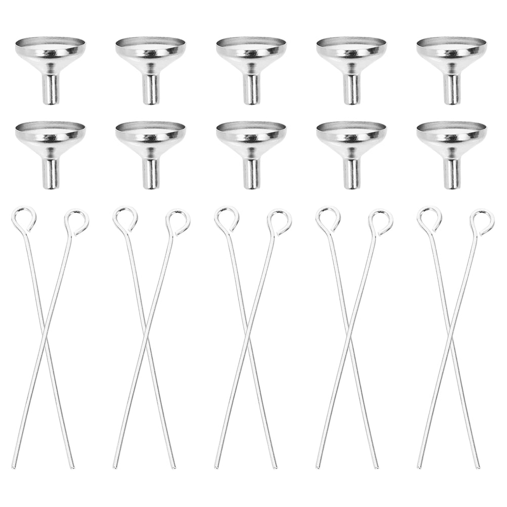 HEMOTON 1 Set Mini Funnels Kit Stainless Steel Urn Filler Funnel for ...