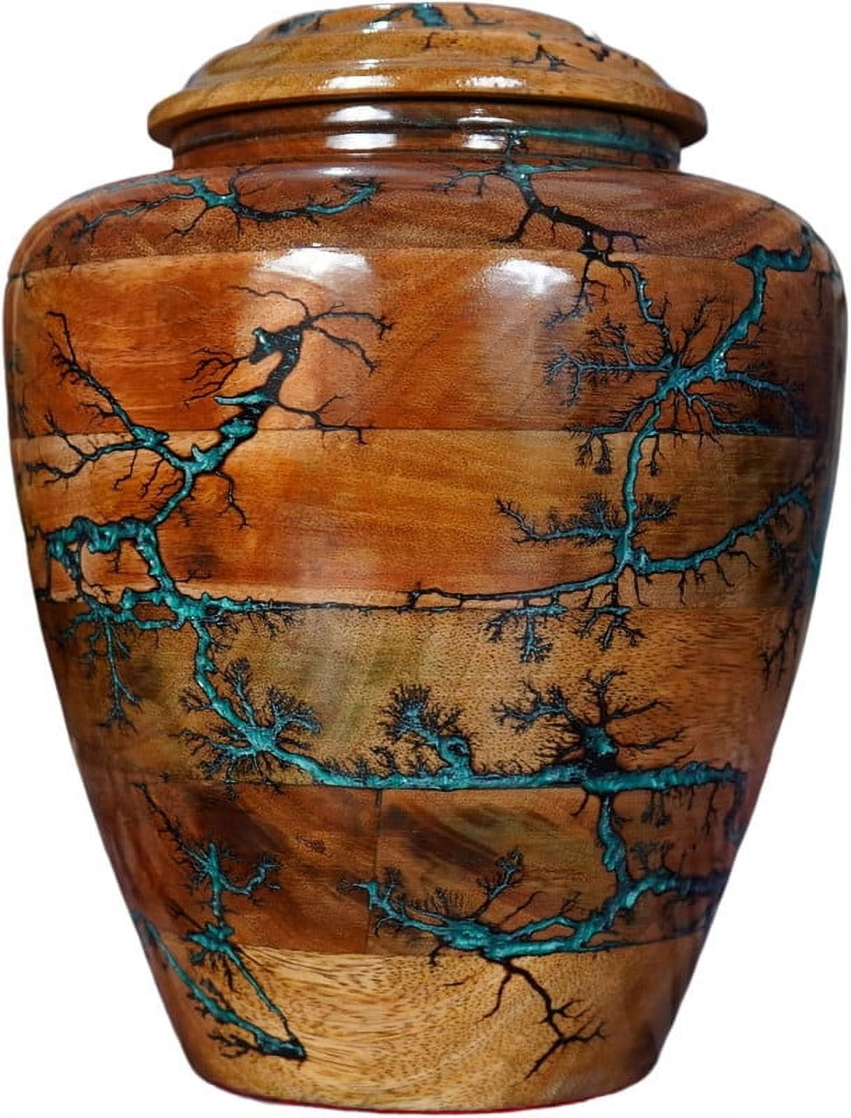 Urn for Human Ashes Large Wooden urn for Cremation Adult urn Box for ...