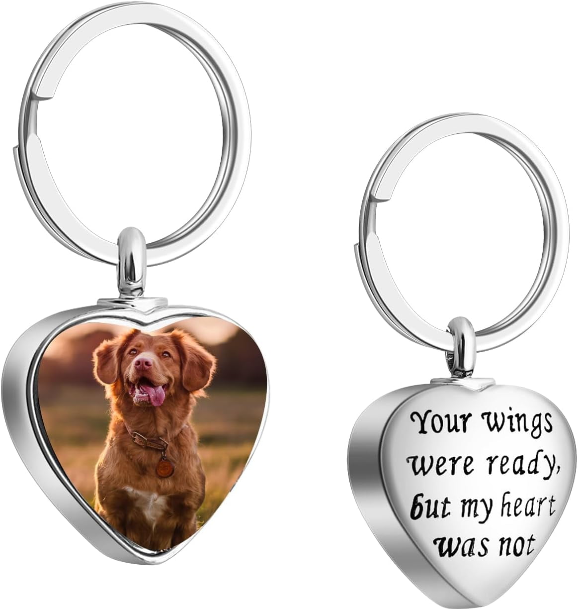 Urn Keychain for Ashe Pet Personalized Ashes Keychain with Picture ...